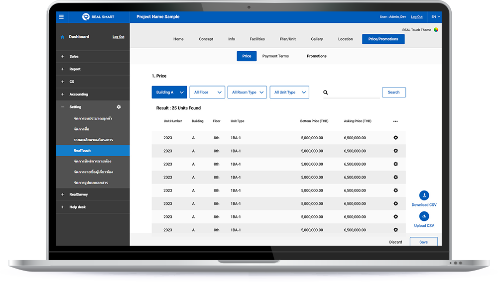 RealTouch – Interactive Sales Kit for Real Estate